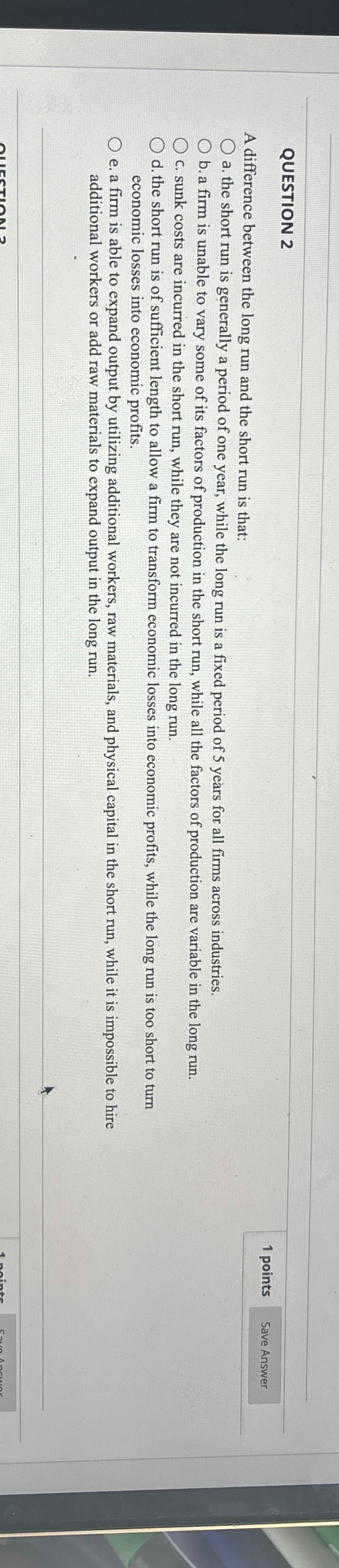 Solved QUESTION 21 ﻿pointsSave AnswerA difference between | Chegg.com