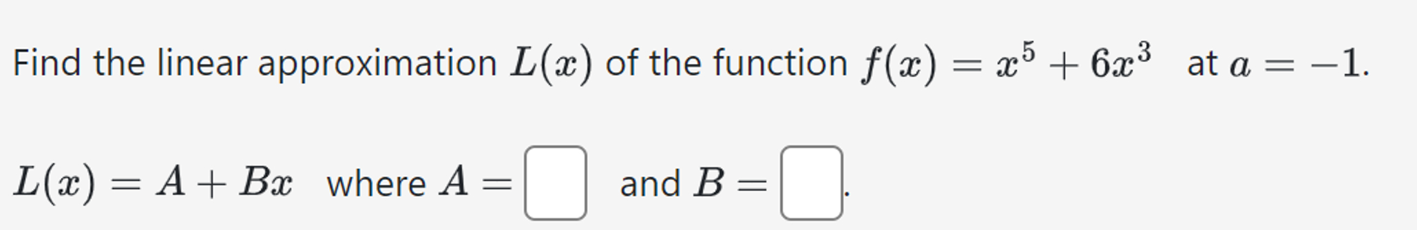 Solved Find The Linear Approximation L(x) of The Function