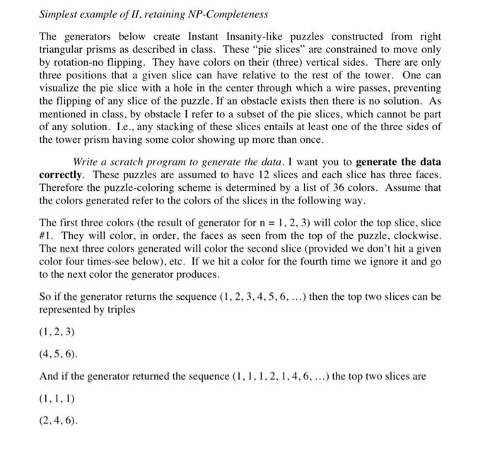 Solved Simplest example of II, retaining NP-Completeness The | Chegg.com