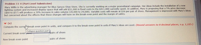 Solved Problem 11-4 (Part Level Submission) Mary Willis is | Chegg.com