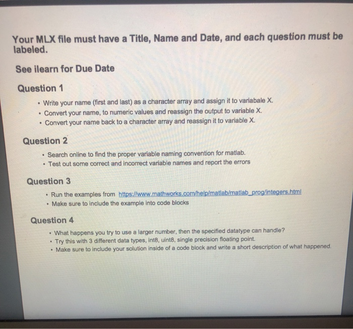 Solved Need help with this MATLAB assignment, hopefully | Chegg.com