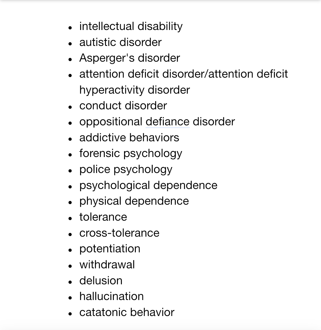 Solved Define all:intellectual disabilityautistic | Chegg.com