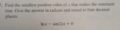 Solved Find the smallest positive value of x ﻿that makes the | Chegg.com