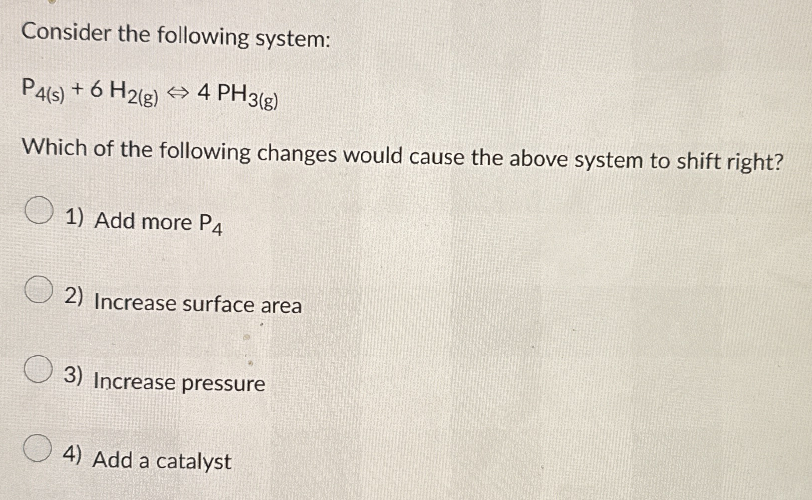 Solved Consider the following | Chegg.com
