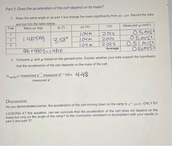 Solved Just answer the discussion question the charts above | Chegg.com