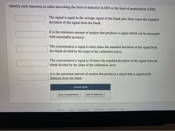 Solved Identify each statement as either describing the | Chegg.com