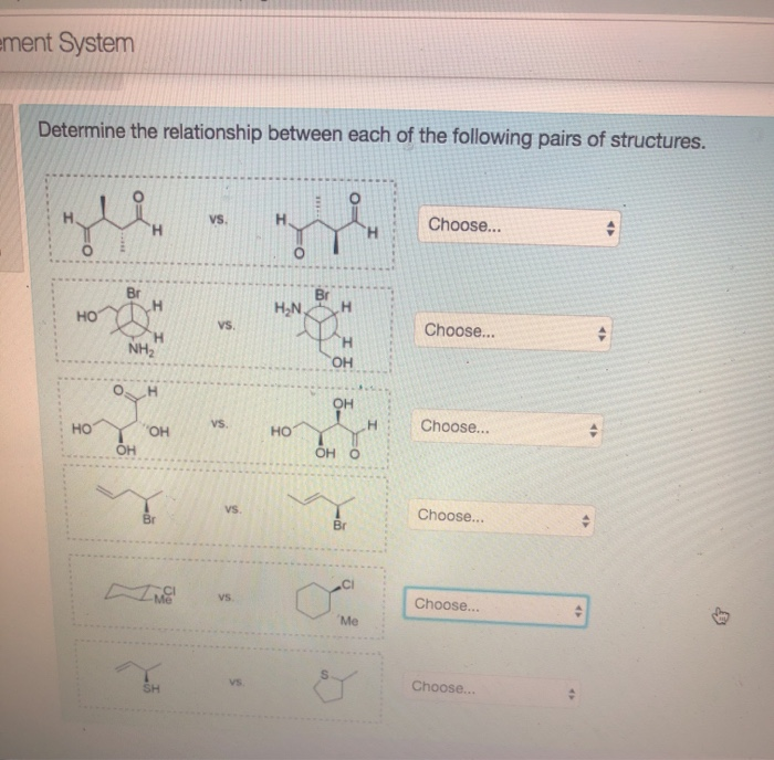 Solved ement System Determine the relationship between each | Chegg.com