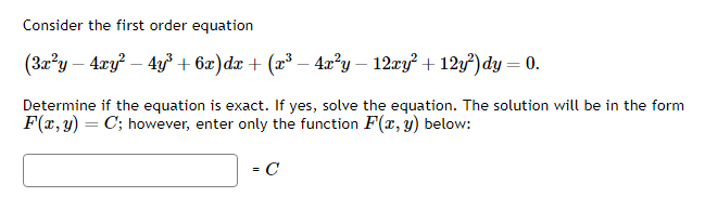 Solved Consider the first order | Chegg.com
