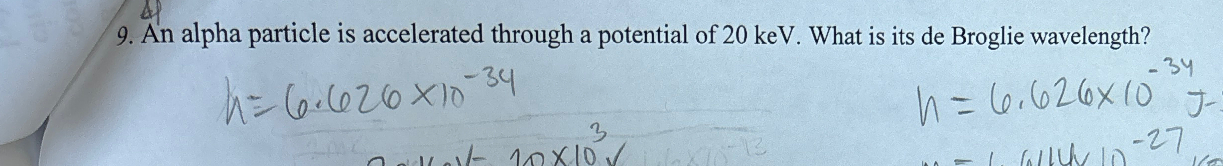 Solved An alpha particle is accelerated through a potential | Chegg.com