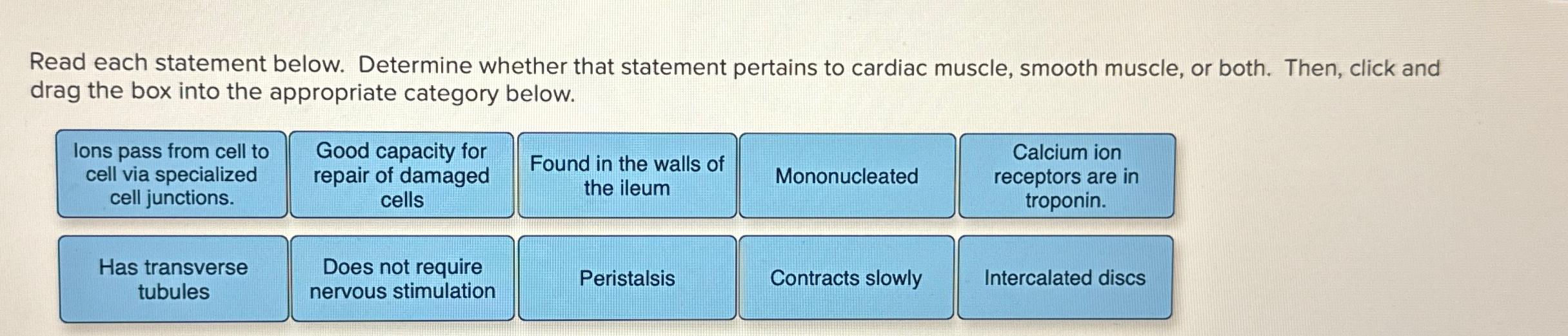 Solved Read each statement below. Determine whether that | Chegg.com