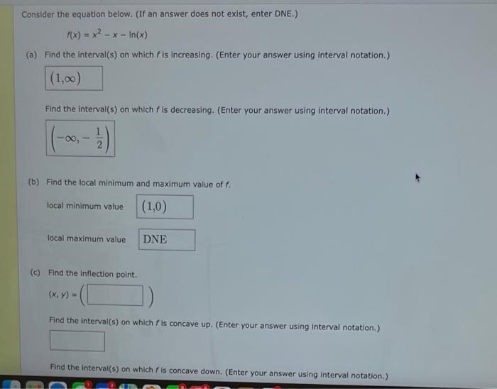 Solved Consider the equation below. (If an answer does not | Chegg.com
