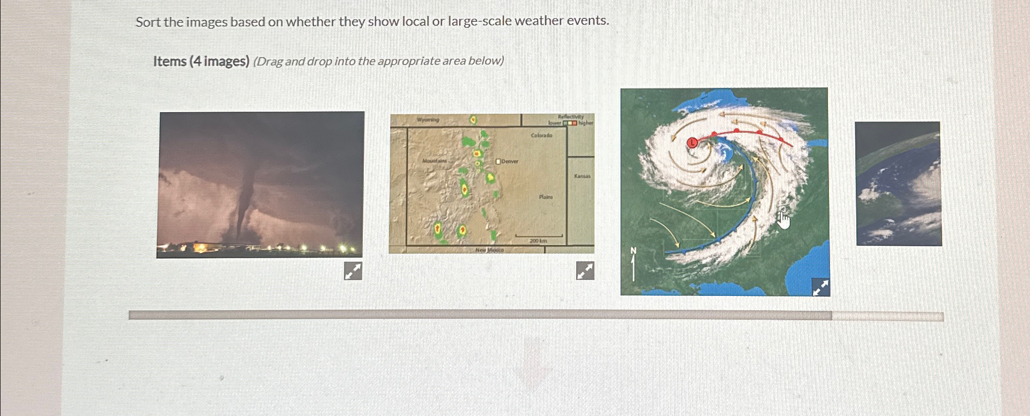 Solved Sort the images based on whether they show local or | Chegg.com