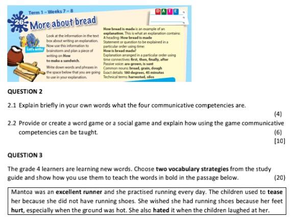 26- More about bread QUESTION 2 2.1 Explain briefly | Chegg.com