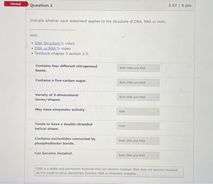 Solved Indicate whether each statement applies to the | Chegg.com