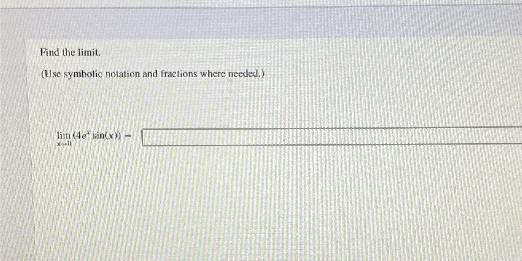 Solved Find the limit.(Use symbolic notation and fractions | Chegg.com