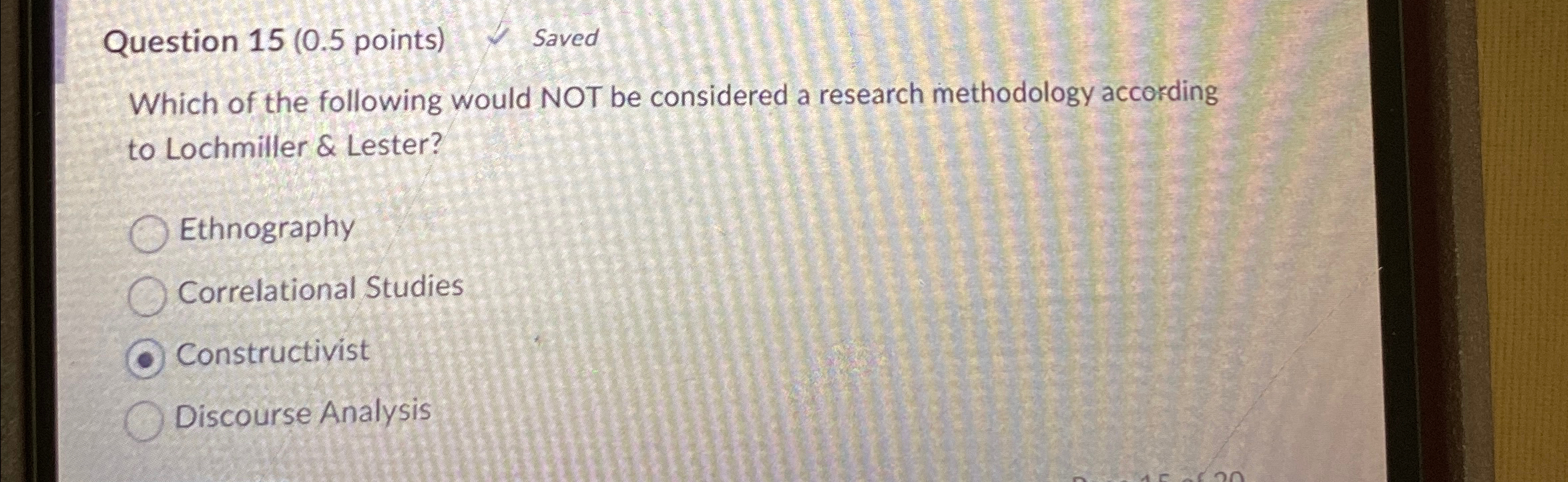 Solved Question 15 ( 0.5 points)4 SavedWhich of the | Chegg.com Solved Question 15 ( 0.5 points)4 SavedWhich of the | Chegg.com