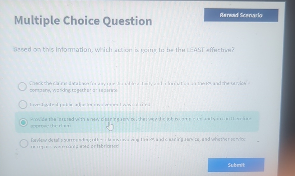 Solved Multiple Choice QuestionBased on this information, | Chegg.com