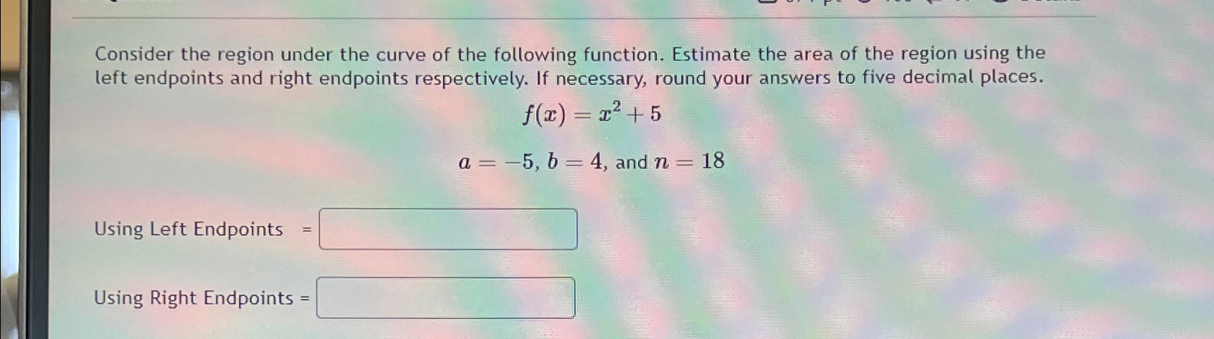 Solved Consider the region under the curve of the following | Chegg.com