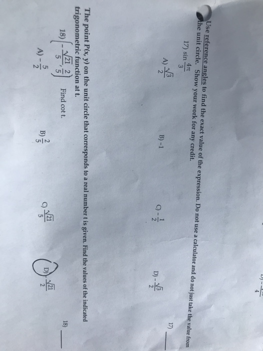 Solved Need These Problems Answered With The Work Shown To Chegg