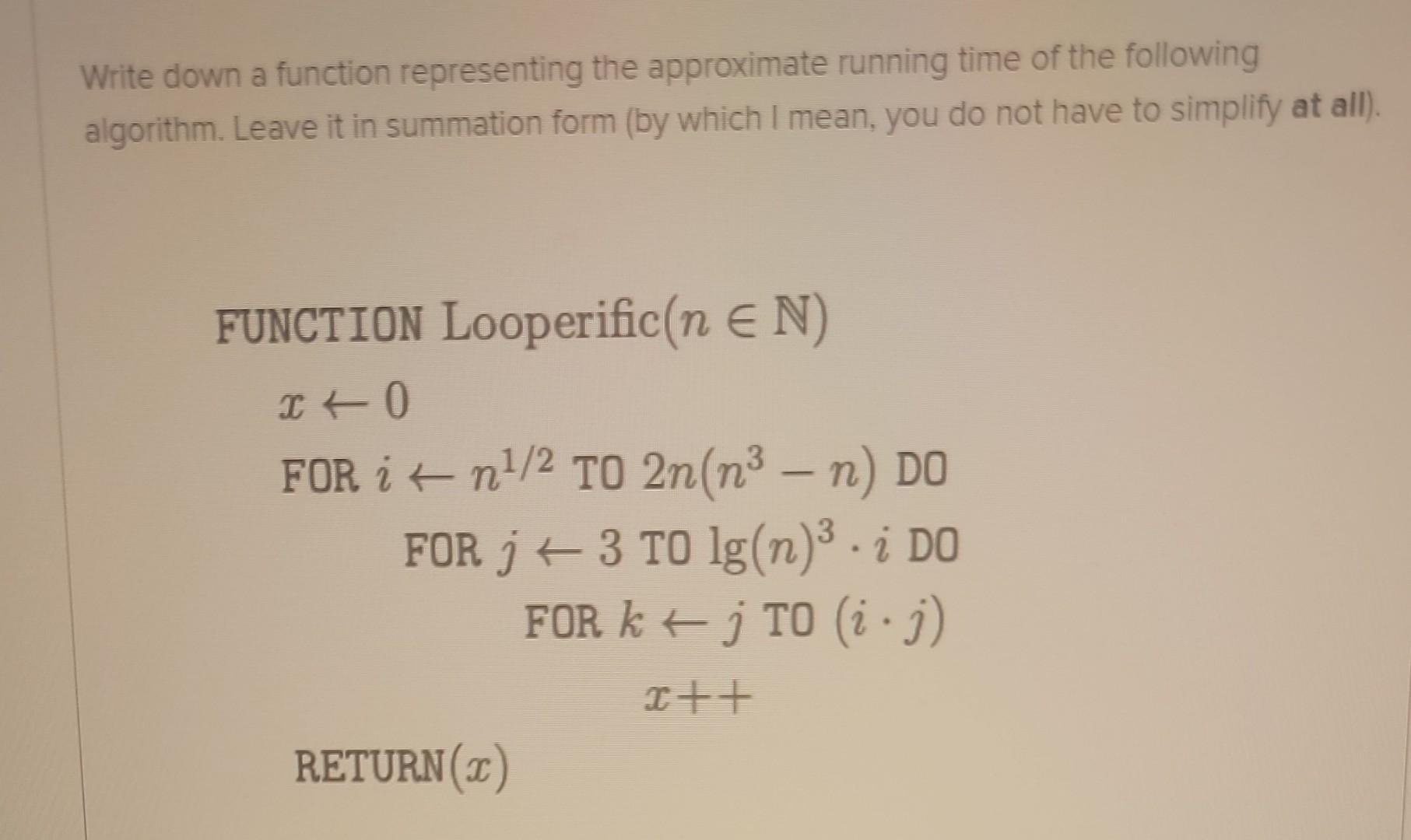Solved Write down a function representing the approximate | Chegg.com