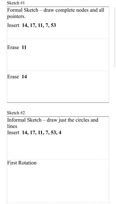 Solved Sketch \#1 Formal Sketch - draw complete nodes and | Chegg.com