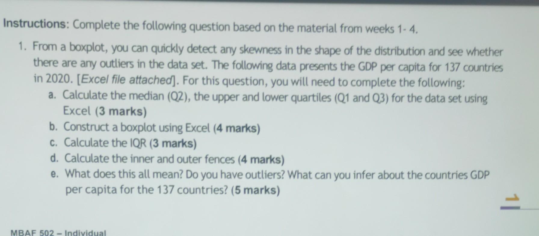Instructions: Complete the following question based | Chegg.com