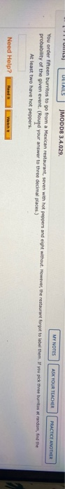 Solved FUITS DETAILS JMODD8 3.4.029 MY NOTES ASK YOUR | Chegg.com