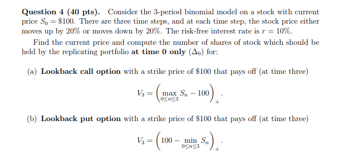Solved Question 4 ( 40 pts ). ﻿Consider the 3-period | Chegg.com
