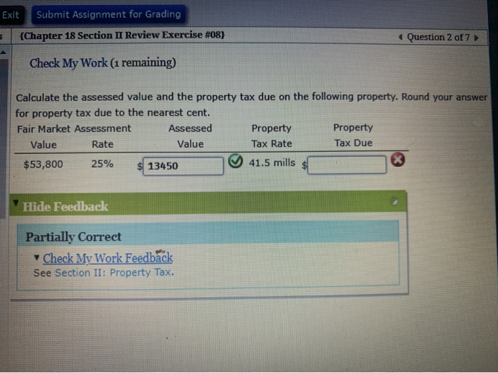 Solved Submit Assignment for Grading Exit {Chapter 18 | Chegg.com