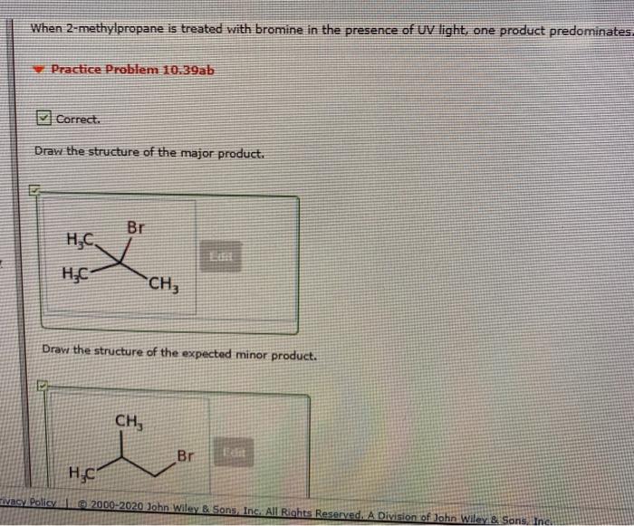 Solved Practice Problem 10.39c1a Identify the most likely | Chegg.com