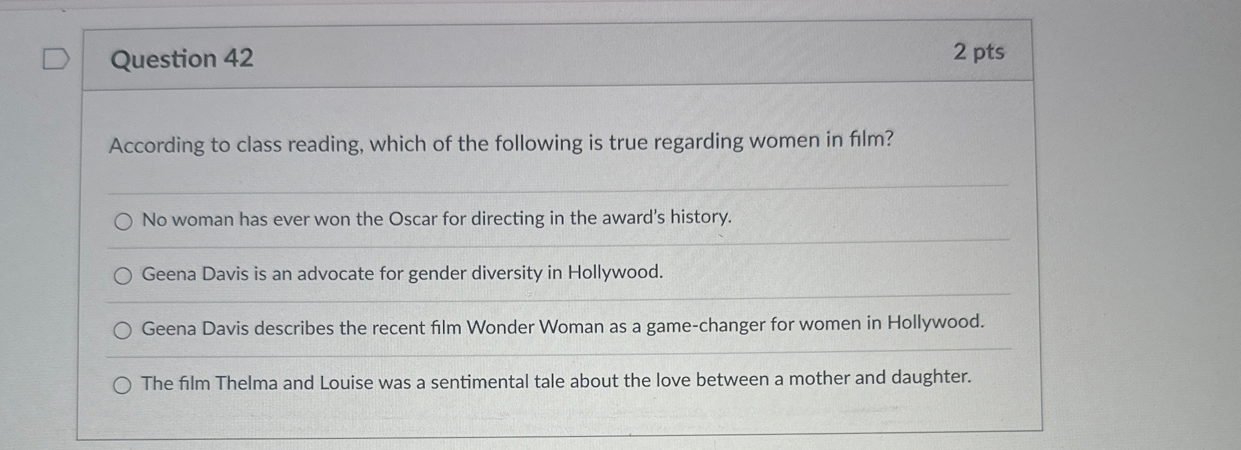 Solved Question 422 ﻿ptsAccording to class reading, which of | Chegg.com