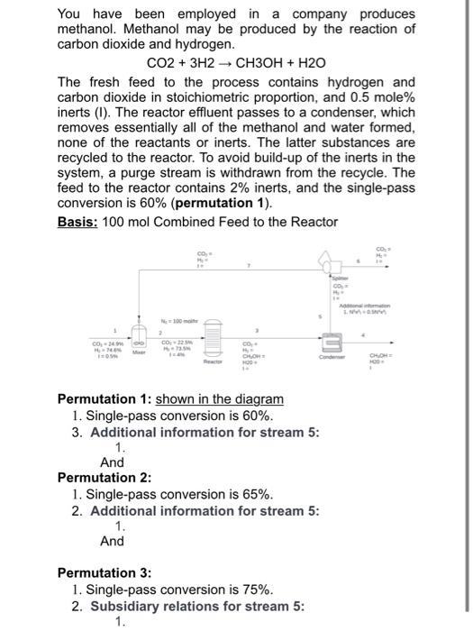 Solved You have been employed in a company produces | Chegg.com