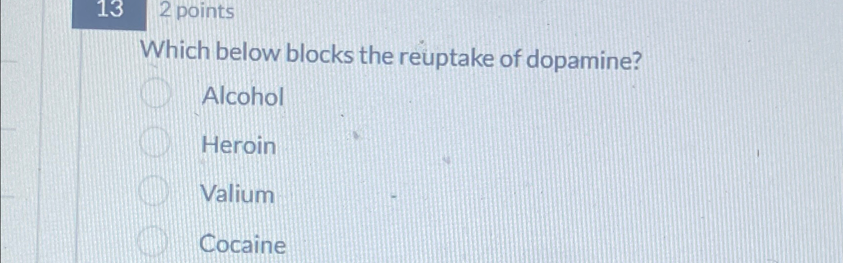 Solved 2 pointsWhich below blocks the reuptake of | Chegg.com Solved 2 pointsWhich below blocks the reuptake of | Chegg.com