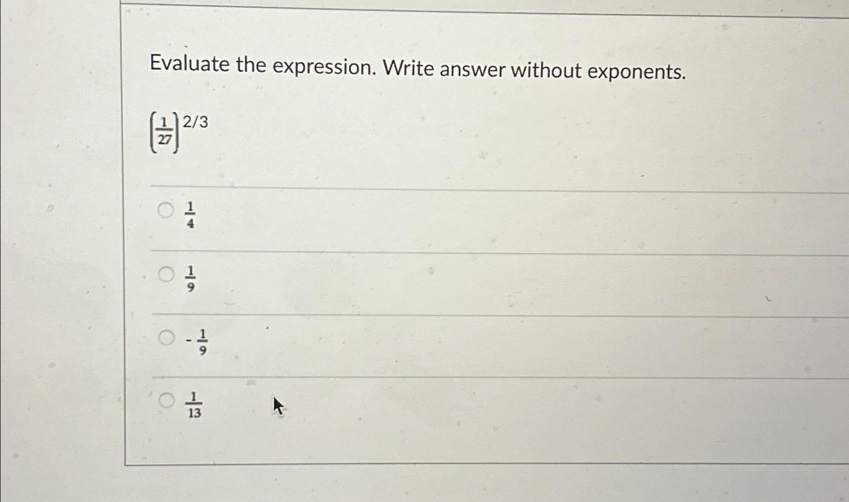 Solved Evaluate the expression. Write answer without | Chegg.com