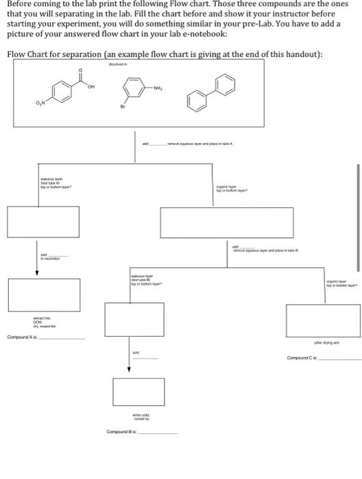 Solved Before coming to the lab print the following Flow | Chegg.com