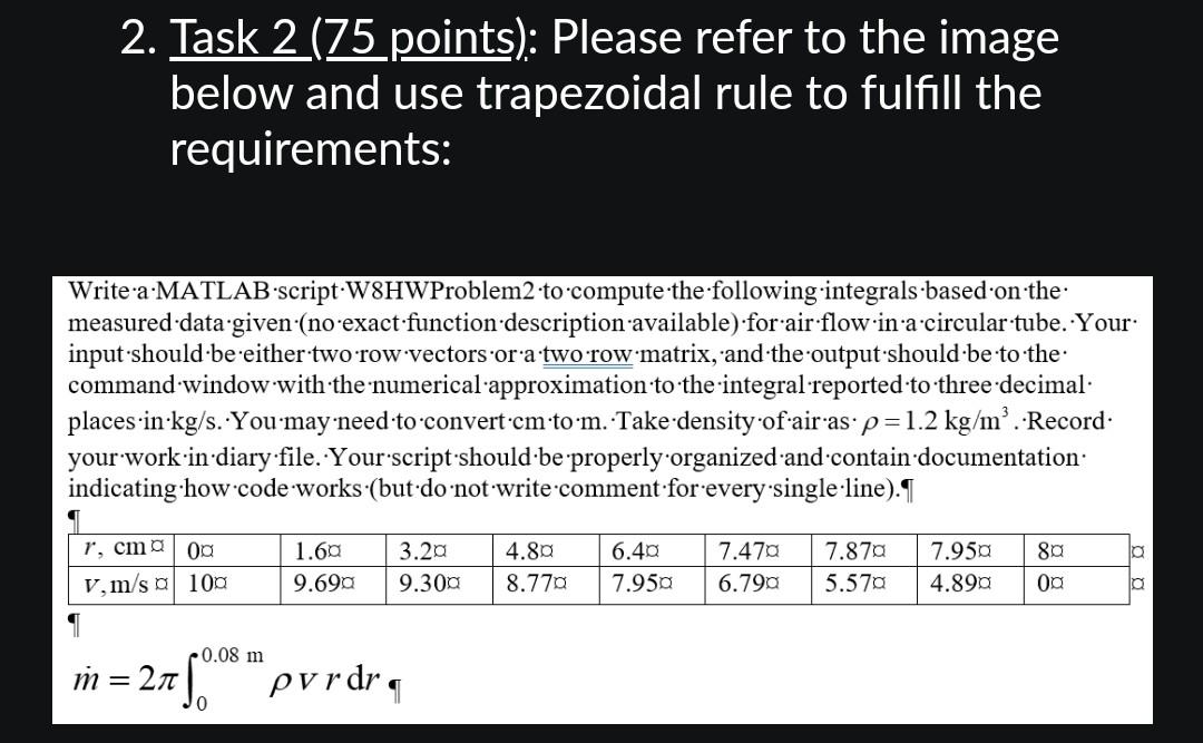 Solved 2. Task 2 (75 points): Please refer to the image | Chegg.com