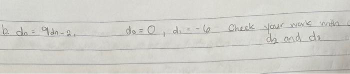 Solved Solve the following recurrence, and use some words to | Chegg.com