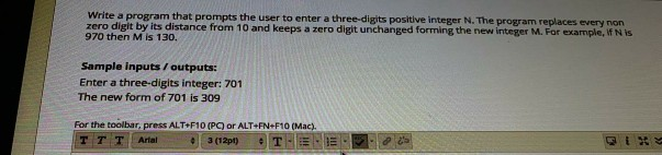 Solved Write a program that prompts the user to enter a | Chegg.com