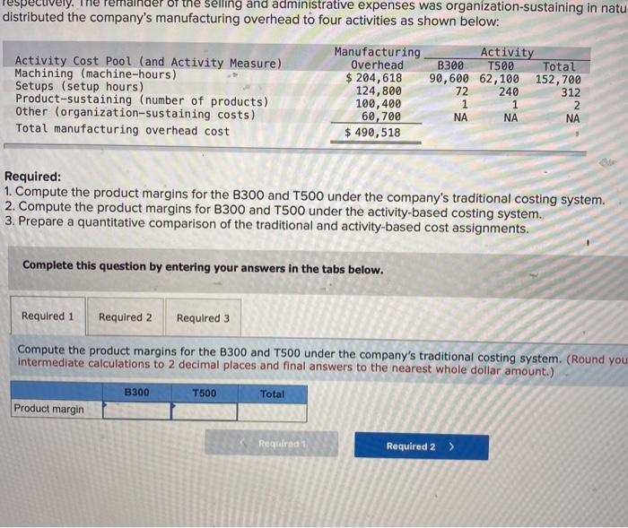 Solved Hi-Tek Manufacturing, Inc., makes two types of | Chegg.com
