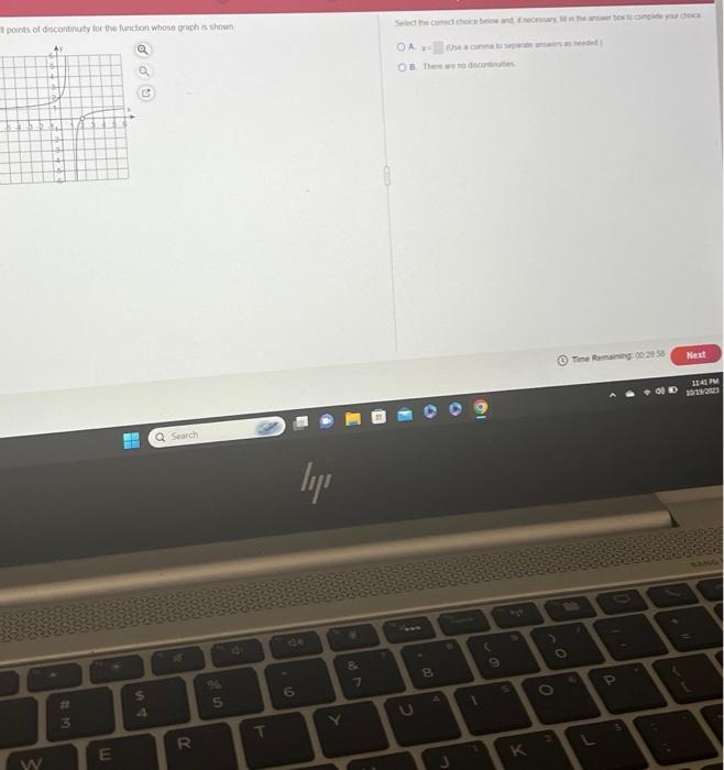 Solved Find all x-values where the function is discontinuous | Chegg.com