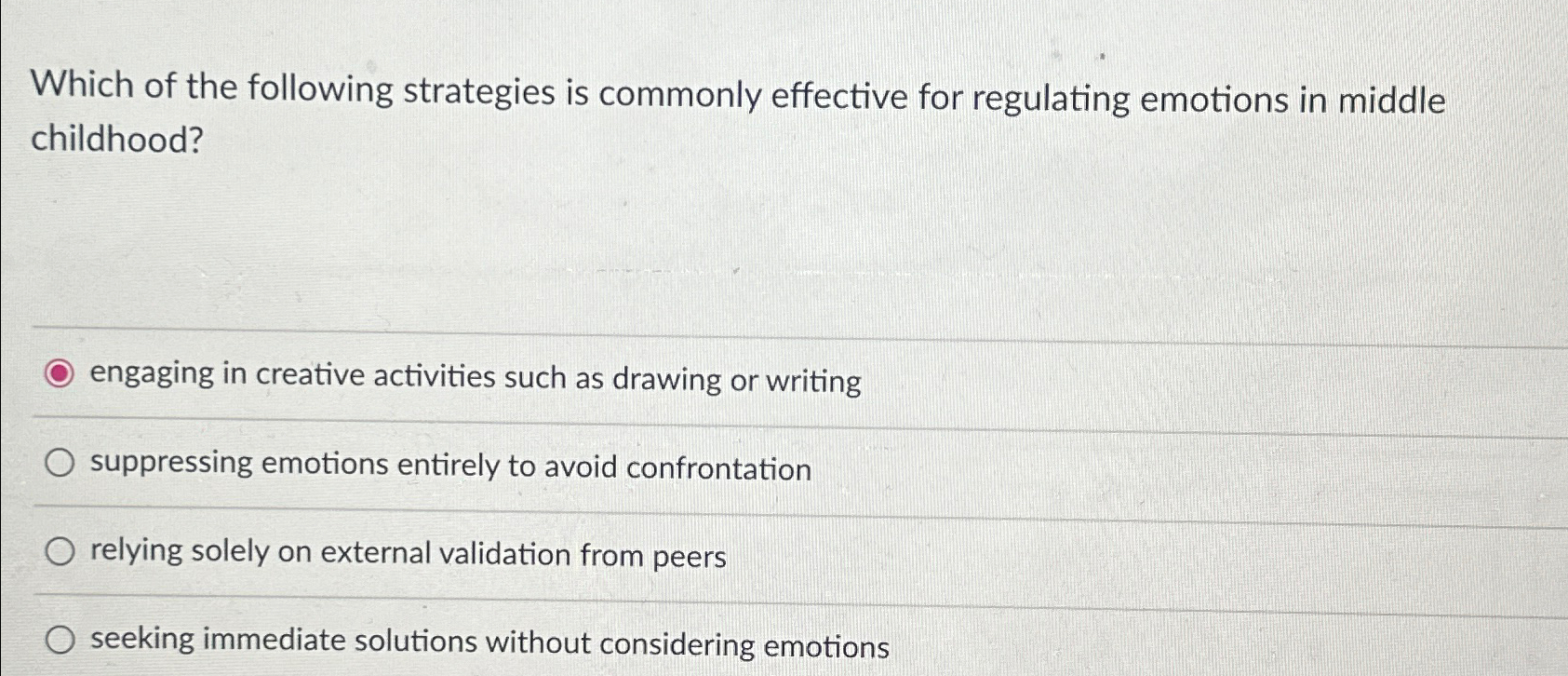 Solved Which of the following strategies is commonly | Chegg.com
