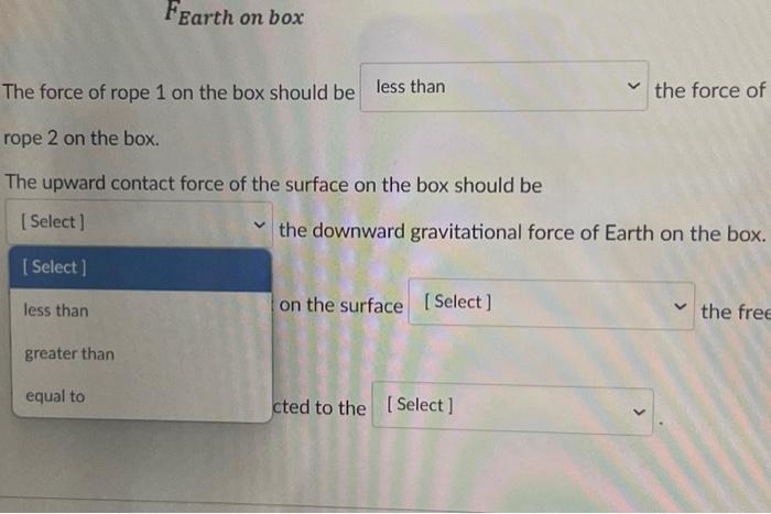 Solved A box is on a frictionless horizontal surface. Two | Chegg.com
