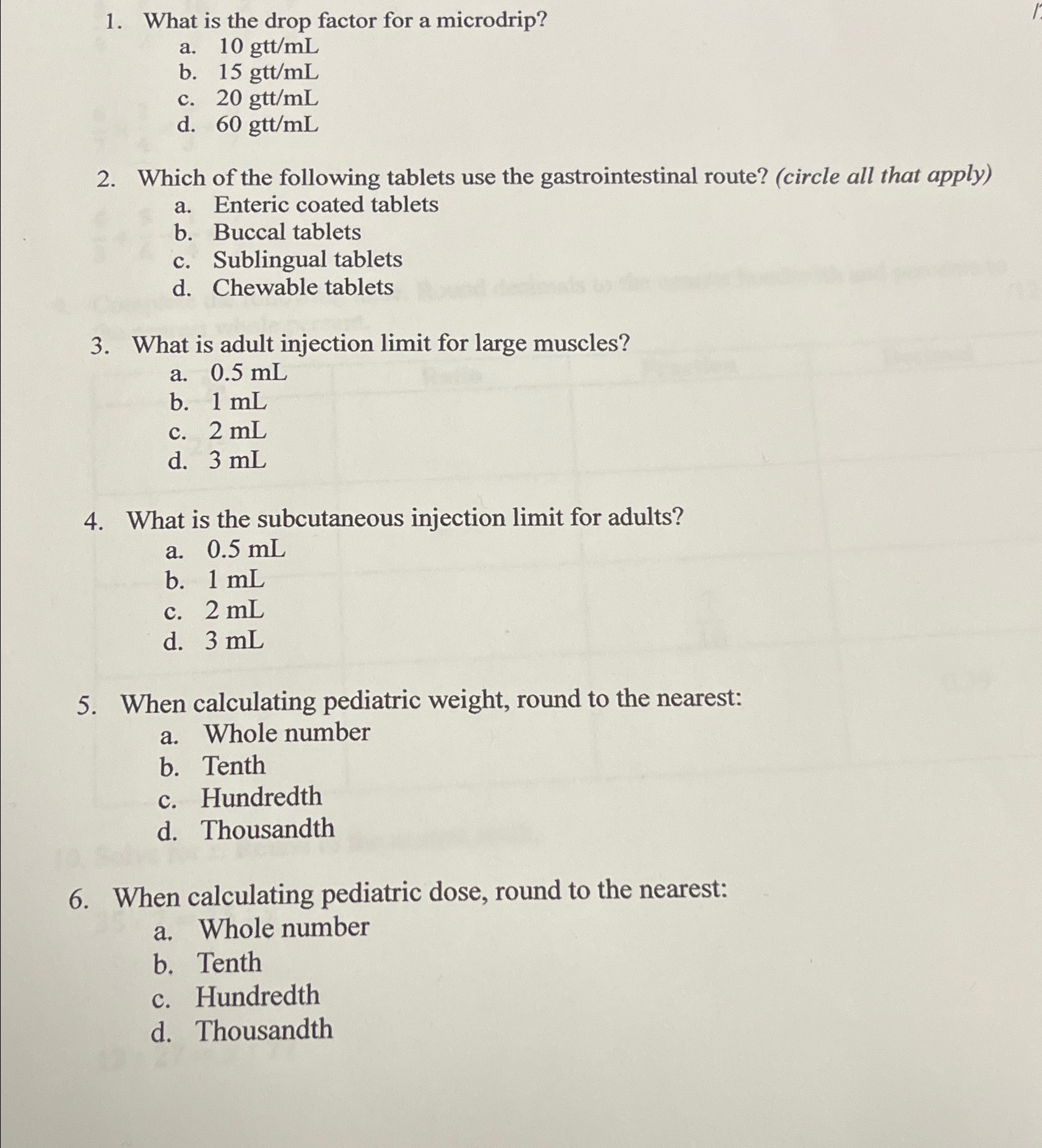 What is the drop factor for a | Chegg.com