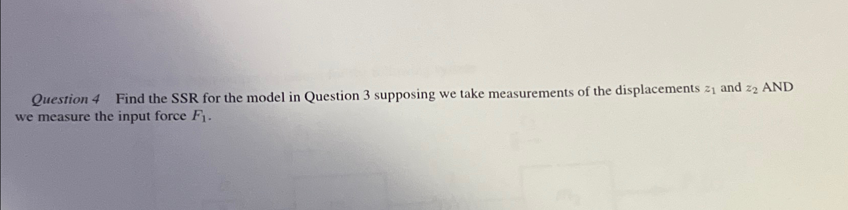 Solved Question 4 ﻿Find the SSR for the model in Question 3 | Chegg.com
