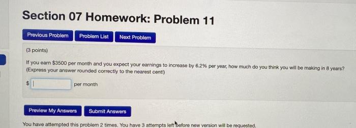 Solved Section 07 Homework: Problem 11 (3 points) If you | Chegg.com Solved Section 07 Homework: Problem 11 (3 points) If you | Chegg.com