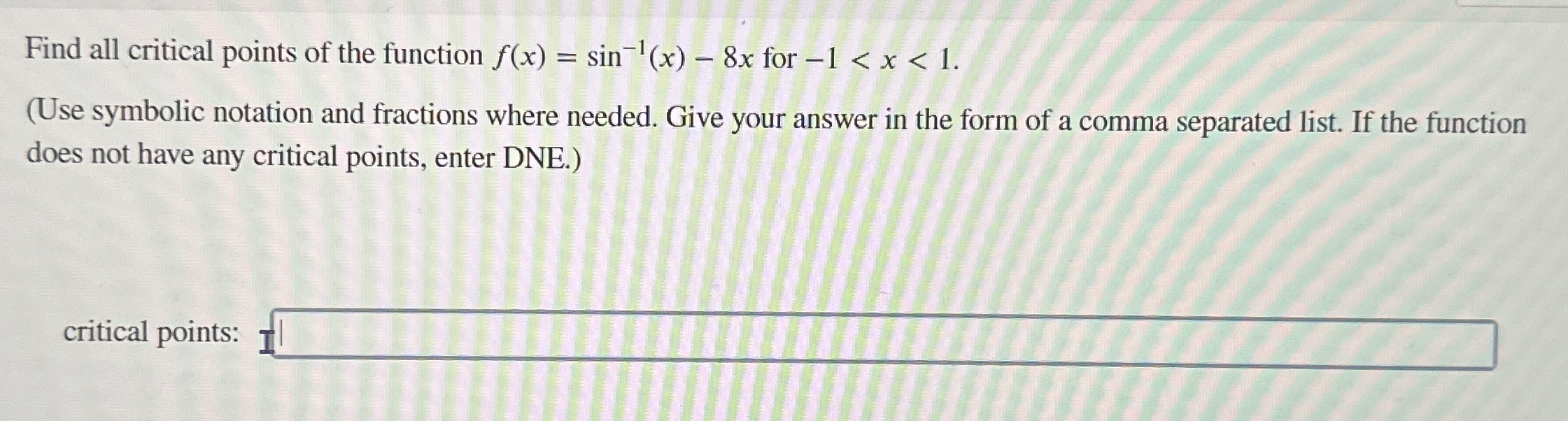 Solved Find all critical points of the function | Chegg.com