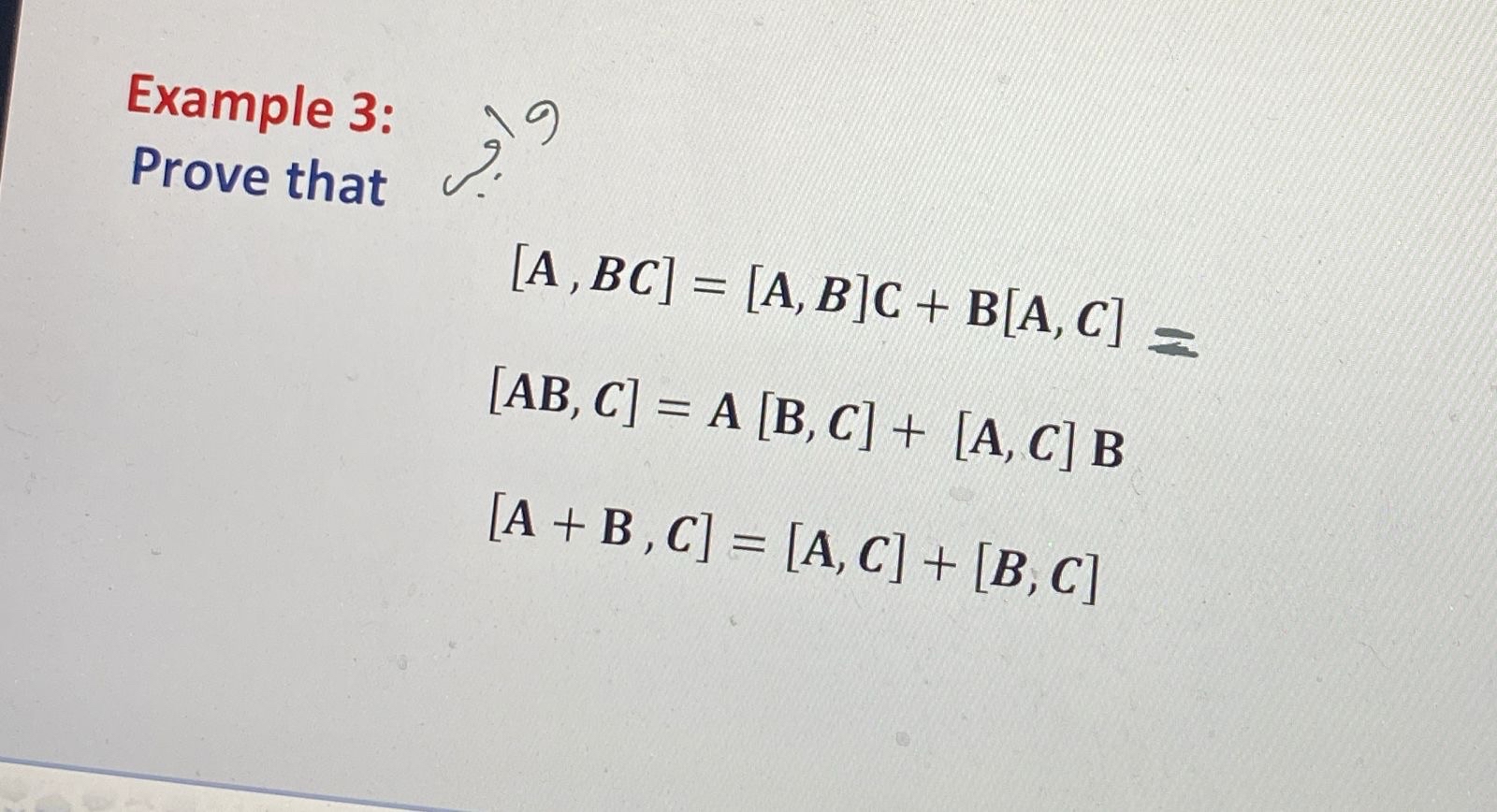 Solved Example 3:Prove | Chegg.com