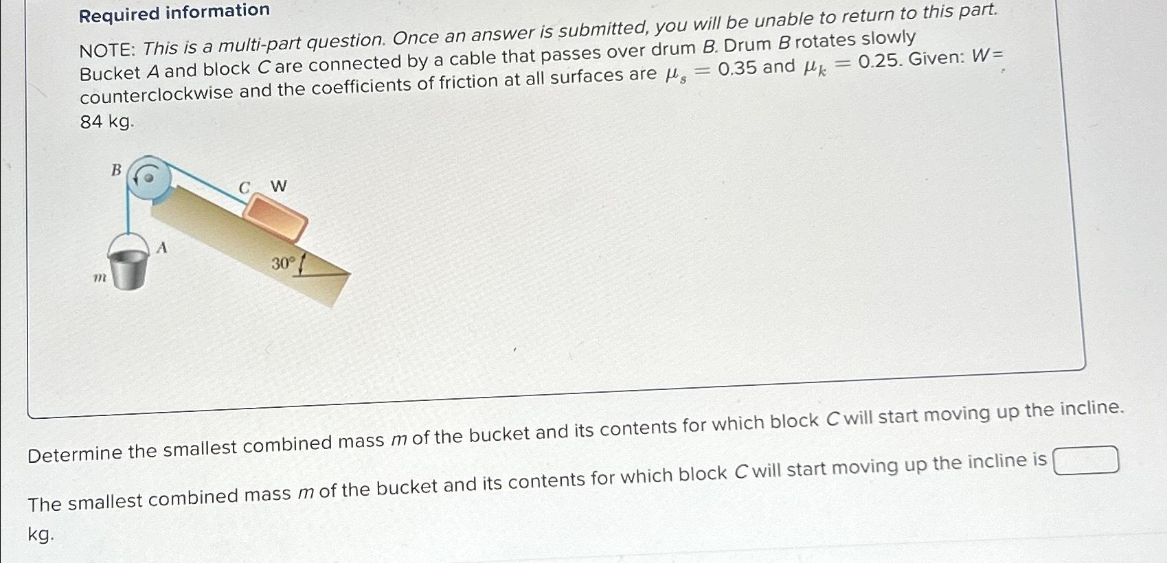 Solved Required informationNOTE: This is a multi-part | Chegg.com