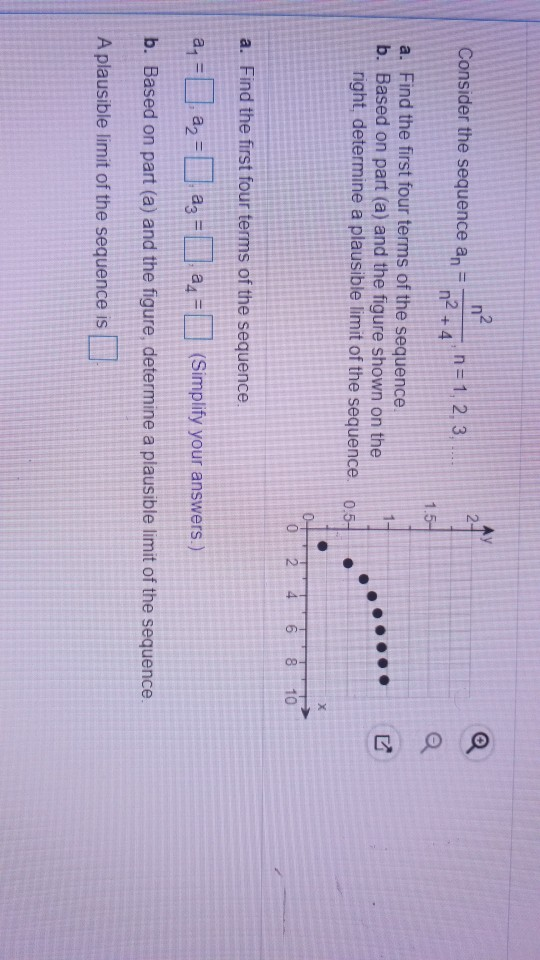 Solved In2 Consider The Sequence An 2 N 1 2 3 N2 4