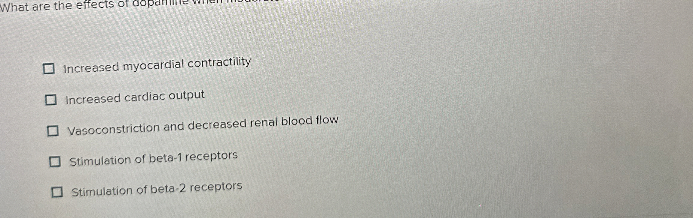 Solved Increased myocardial contractilityIncreased cardiac | Chegg.com